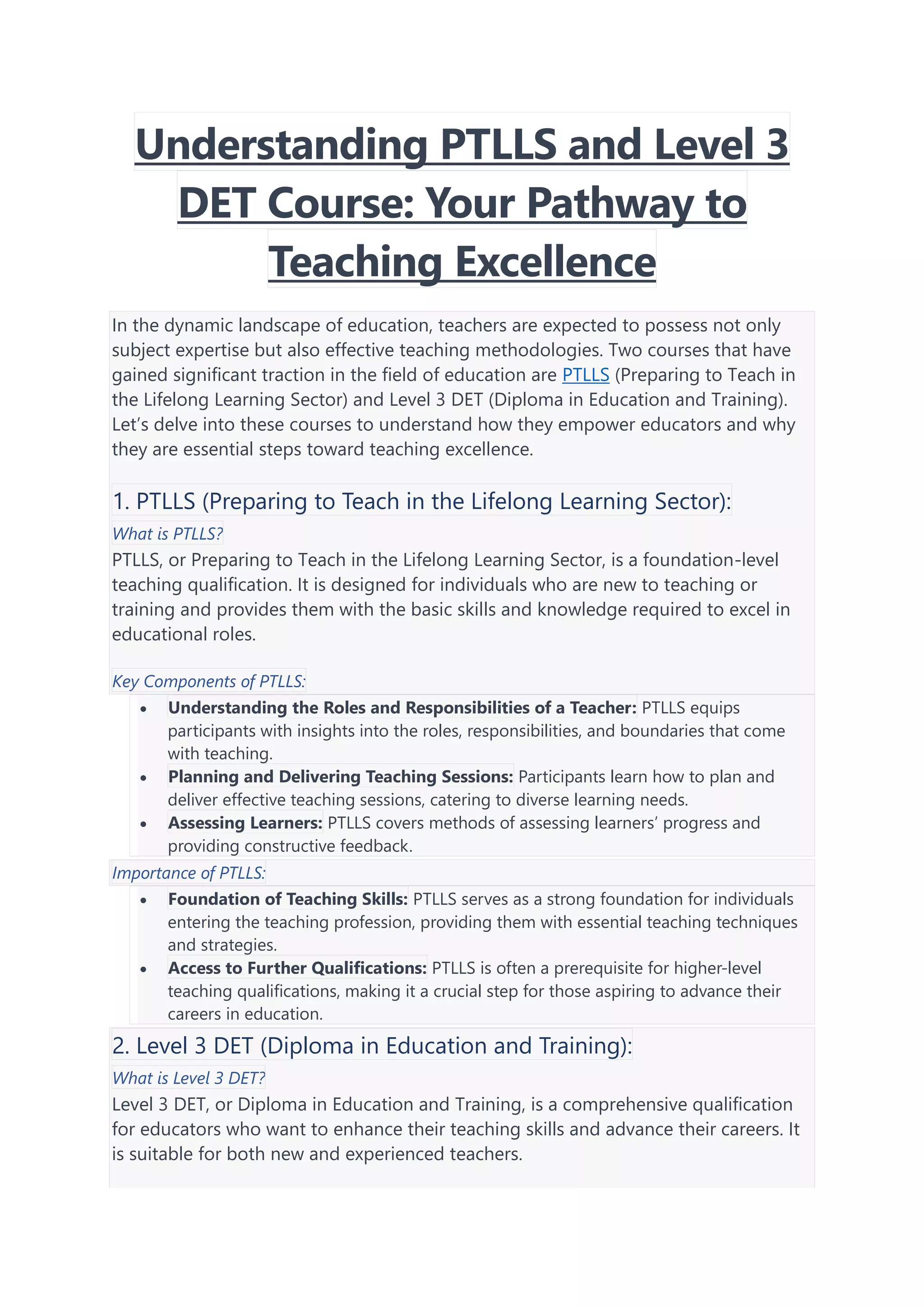 What is PTLLS Course.pdf