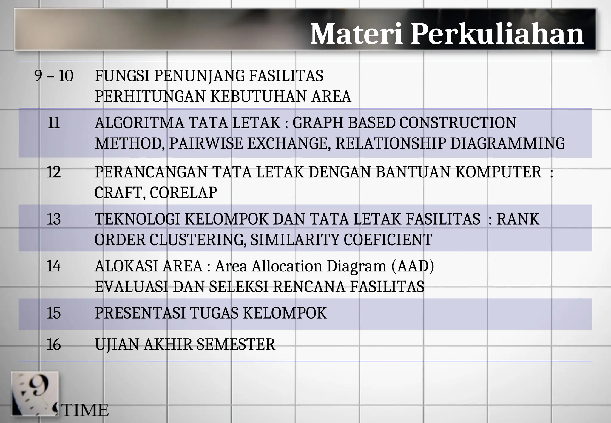 penerapan dan perancangan tata letak pabrik | PPT