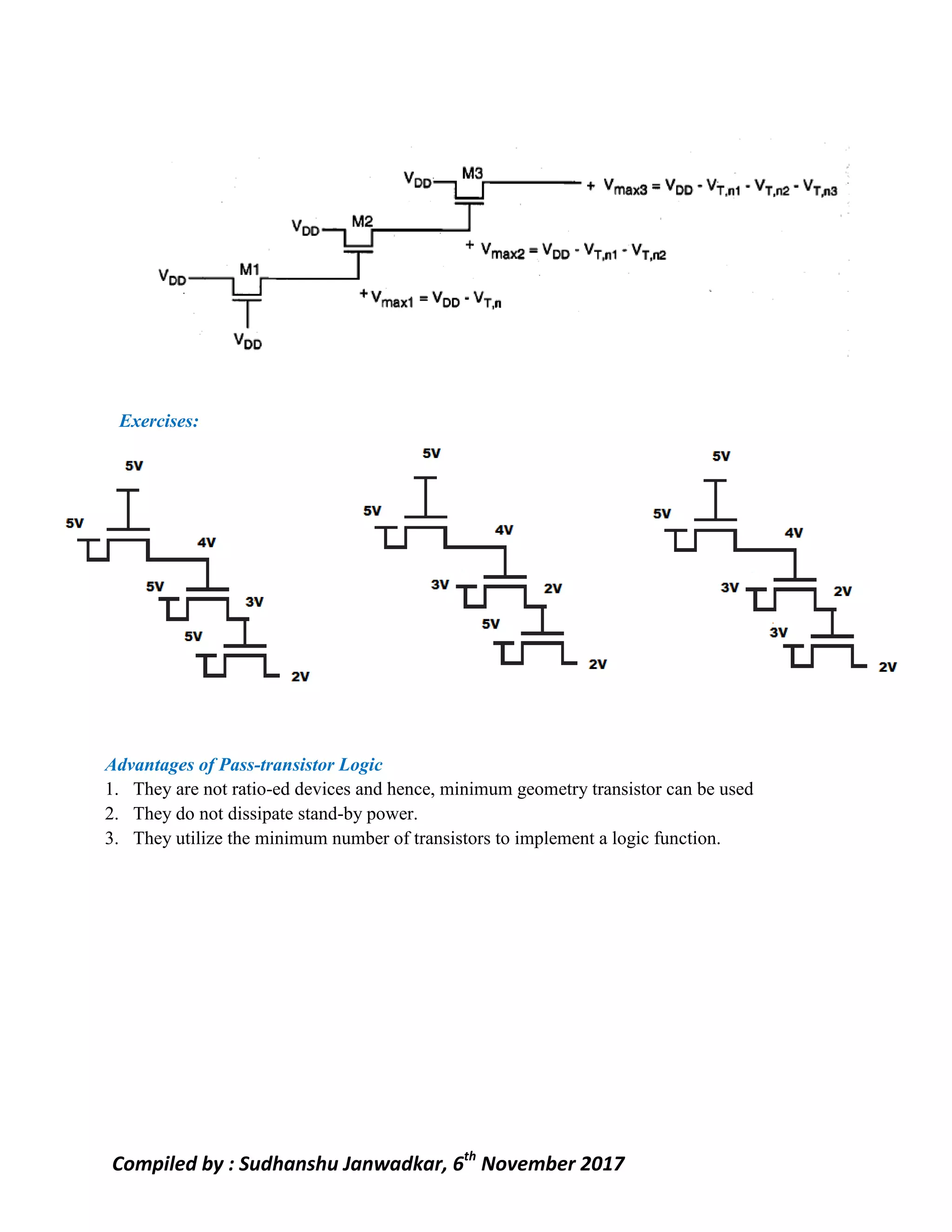 Pass Transistor Logic | PDF