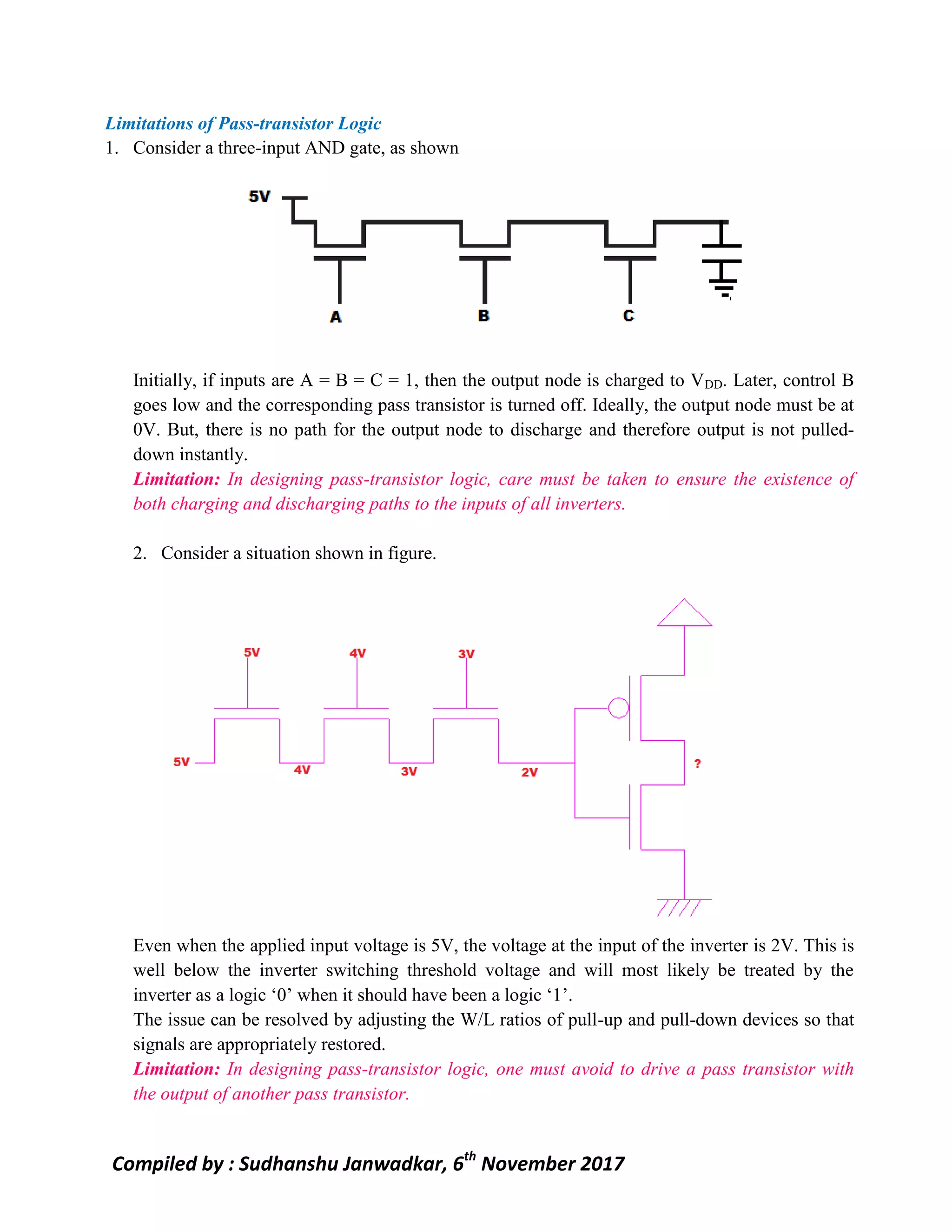 Pass Transistor Logic | PDF