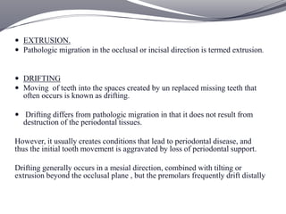 PATHOLOGIC TOOTH MIGRATION .pptx