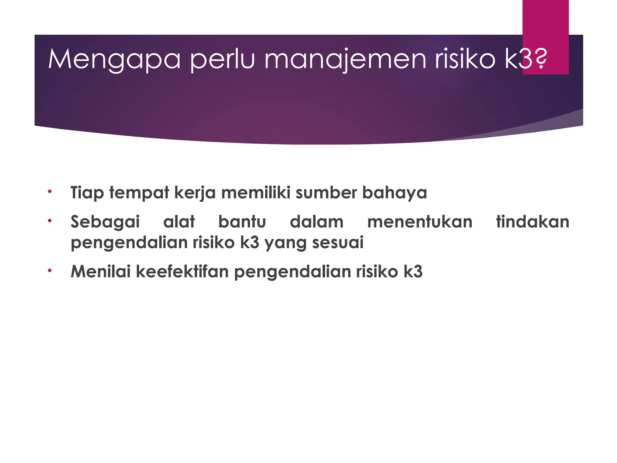 Ptm 9 MANAJEMEN RESIKO K3 di rumah sakit.ppt