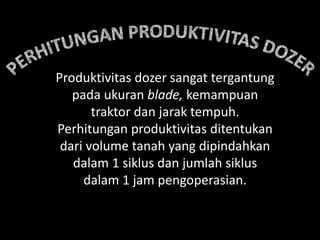 Ptm alat berat dozer | PPTX