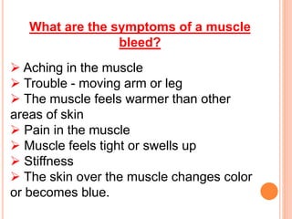 PT MANAGEMENT IN ACUTE BLEED | PPT