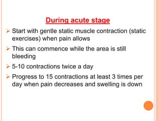 PT MANAGEMENT IN ACUTE BLEED | PPTX
