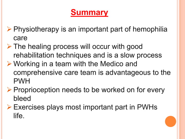 PT MANAGEMENT IN ACUTE BLEED | PPT