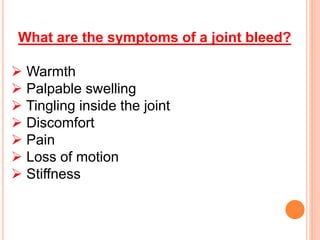 PT MANAGEMENT IN ACUTE BLEED | PPT