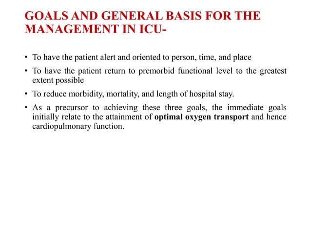 Pt management in icu | PPTX | First Aid | Injuries