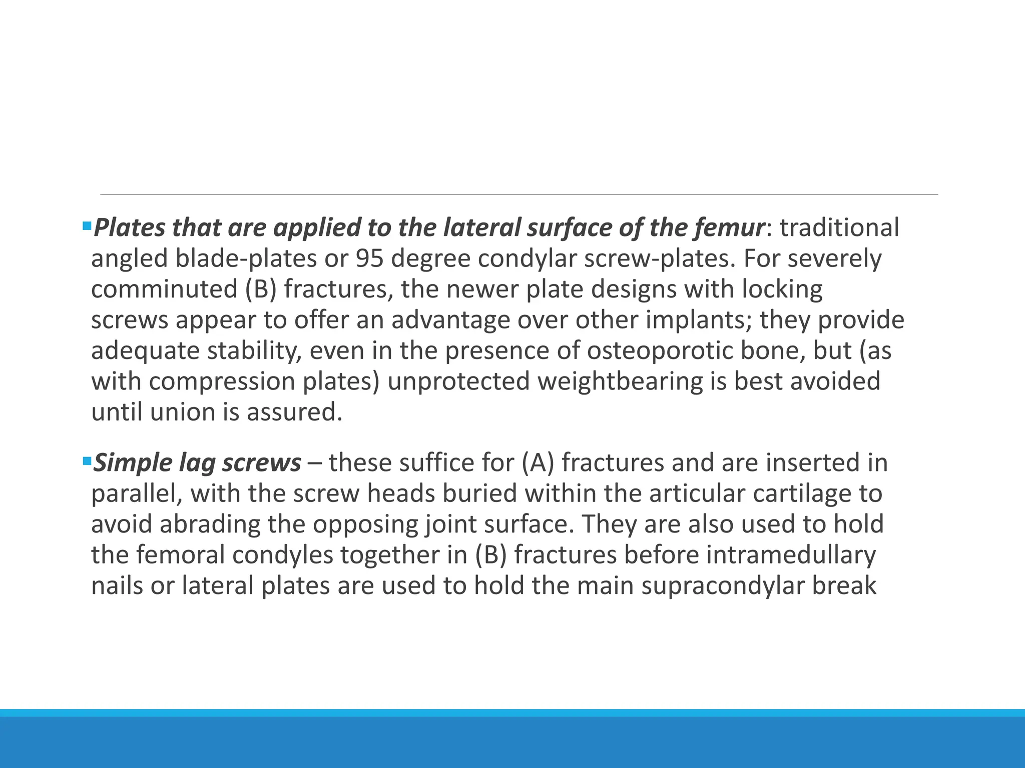 PT Management of Fractures of Condyles of Femur | PPTX