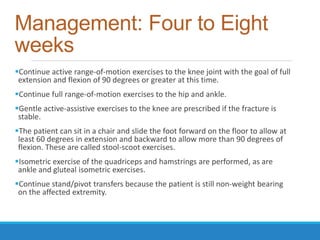 PT Management of Fractures of Condyles of Femur | PPTX