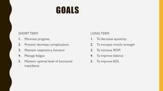 Physiotherapy management of Multiple sclerosis | PPTX