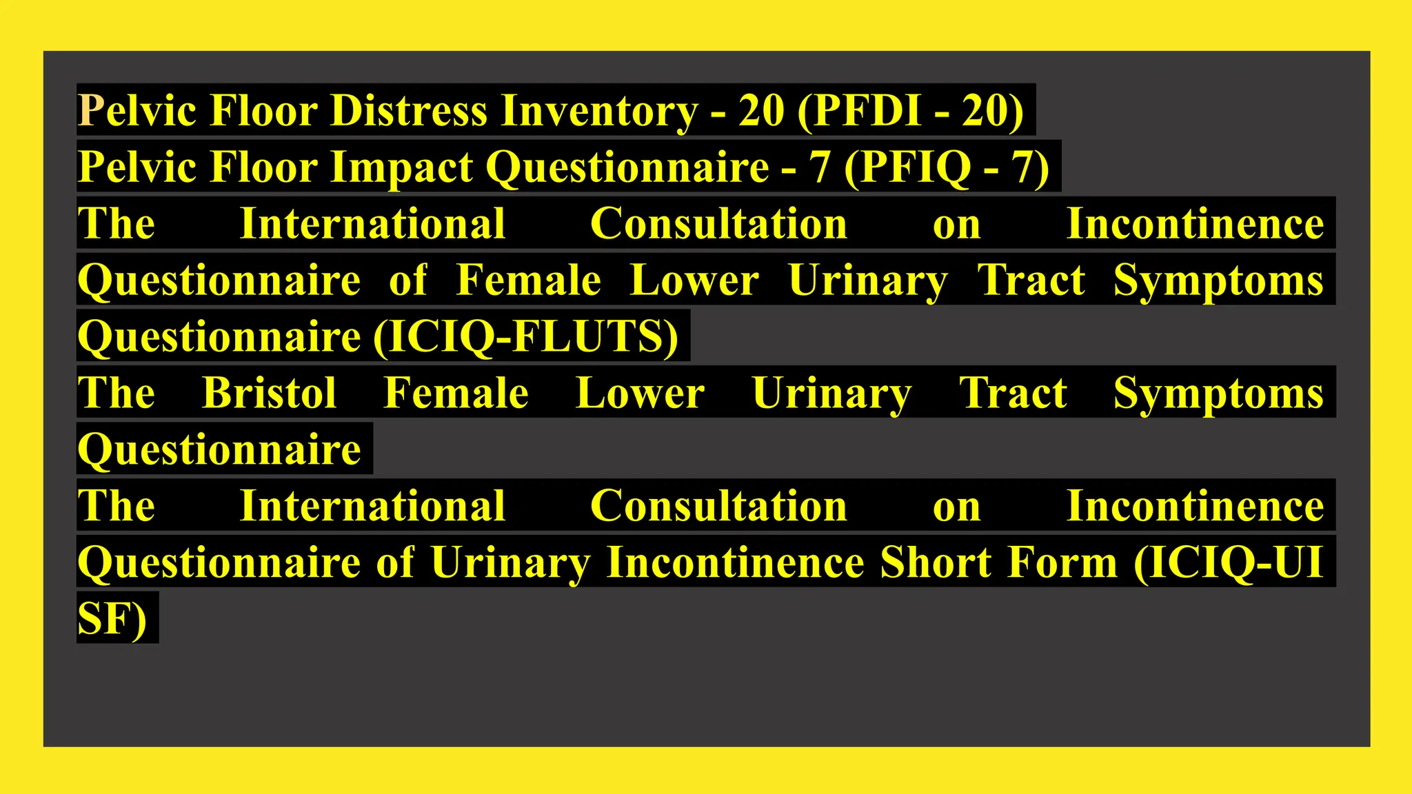 PT MANAGEMENT OF URINARY INCONTINENCE.pptx