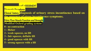 PT MANAGEMENT OF URINARY INCONTINENCE.pptx