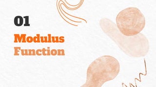 Algebra Presentation on Topic Modulus Function and Polynomials | PPT