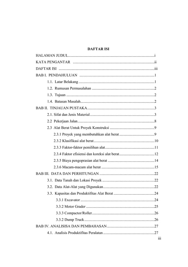 Tugas Besar Pemindahan Tanah Mekanis | PDF