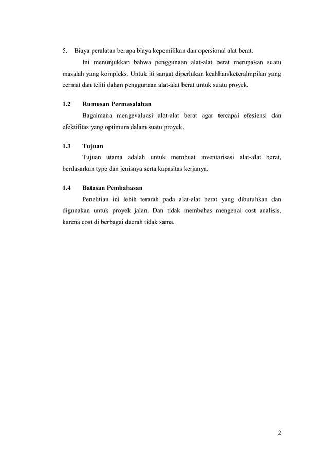 Tugas Besar Pemindahan Tanah Mekanis | PDF