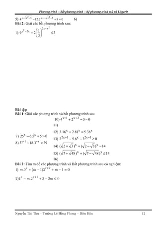 Pt mũ, logarit | PDF