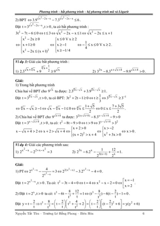 Pt mũ, logarit | PDF