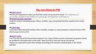 PTM points during ptm on parent teacher .pptx