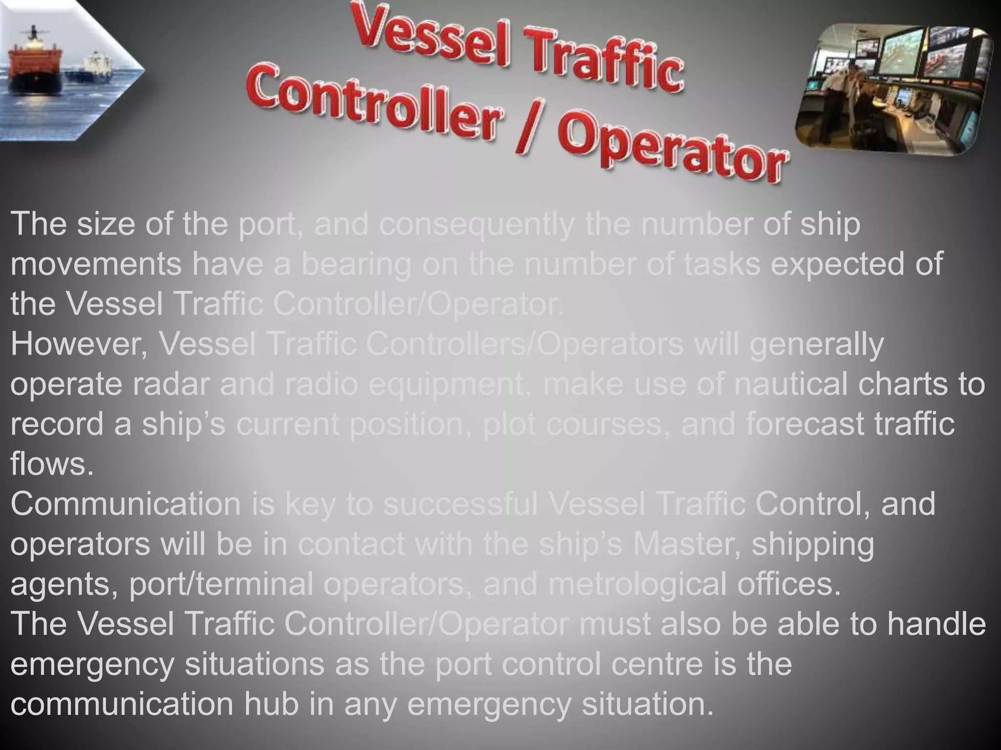 Port Traffic Management and Resources Logistics | PPSX