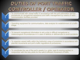 Port Traffic Management and Resources Logistics | PPSX