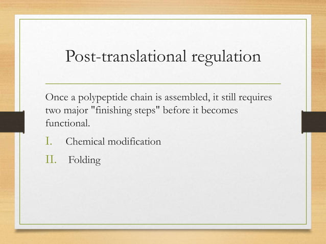 post-translational modification | PPTX