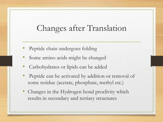 post-translational modification | PPTX