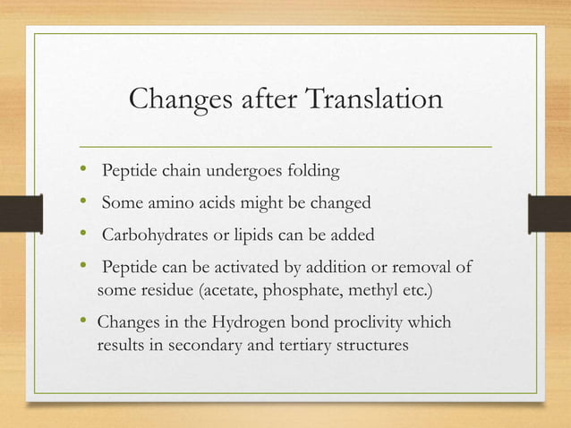 post-translational modification | PPTX