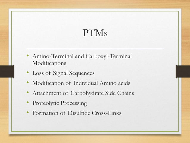 post-translational modification | PPTX