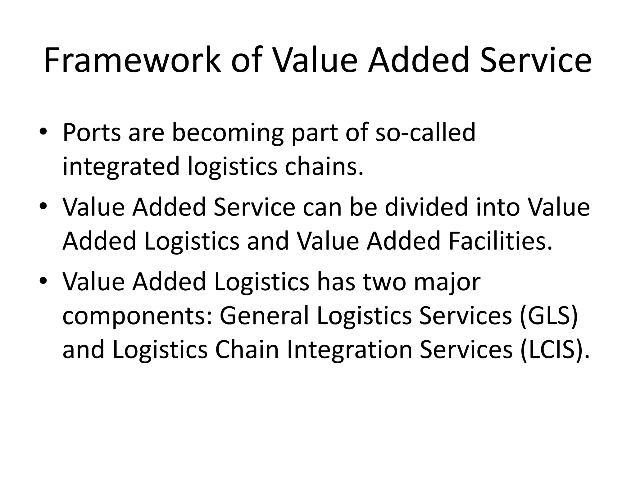 Port and Terminal Management | PPTX