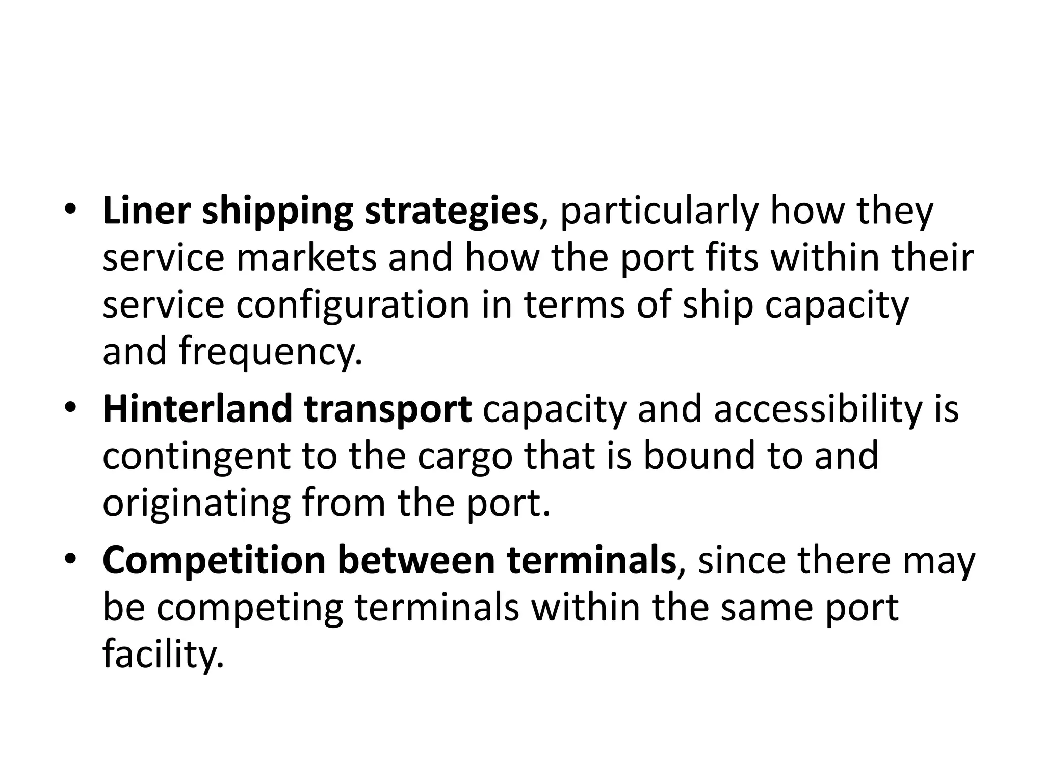 Port and Terminal Management | PPTX