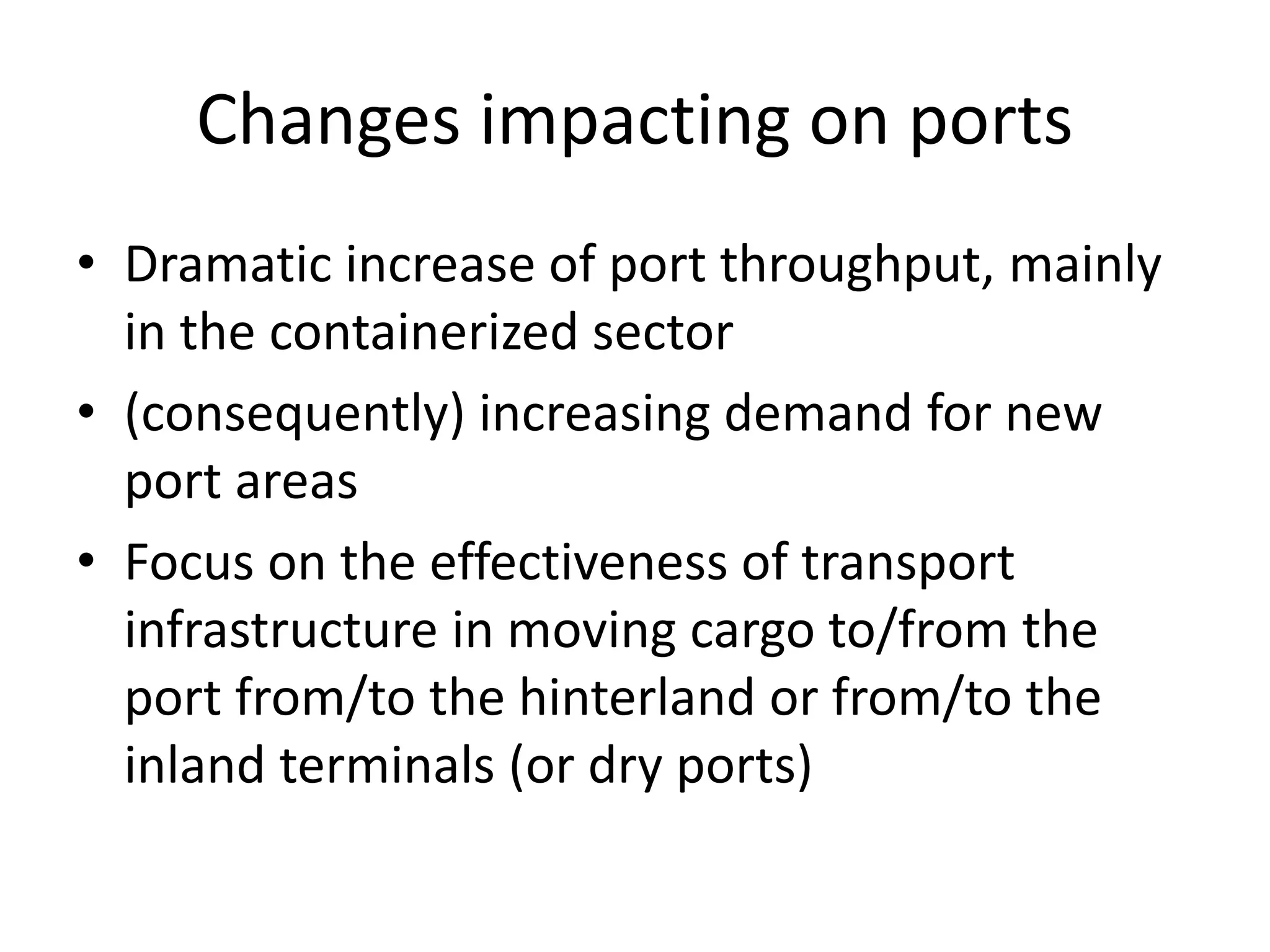 Port and Terminal Management | PPTX