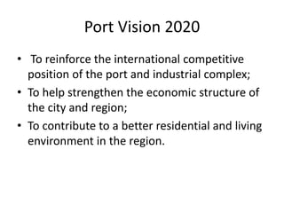 Port and Terminal Management | PPTX