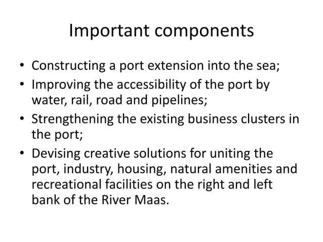 Port and Terminal Management | PPTX