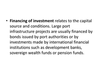 Port and Terminal Management | PPTX