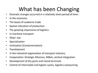 Port and Terminal Management | PPTX