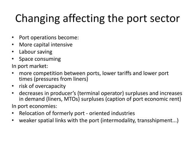Port and Terminal Management | PPTX