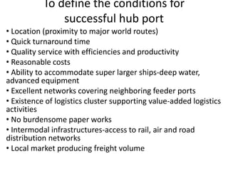 Port and Terminal Management | PPTX