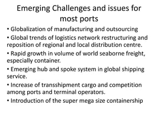 Port and Terminal Management | PPTX