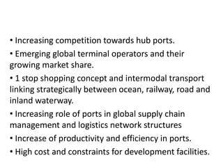Port and Terminal Management | PPTX