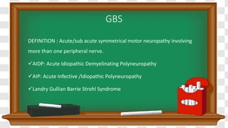 PT MANAGEMENT OF GBS | PPTX