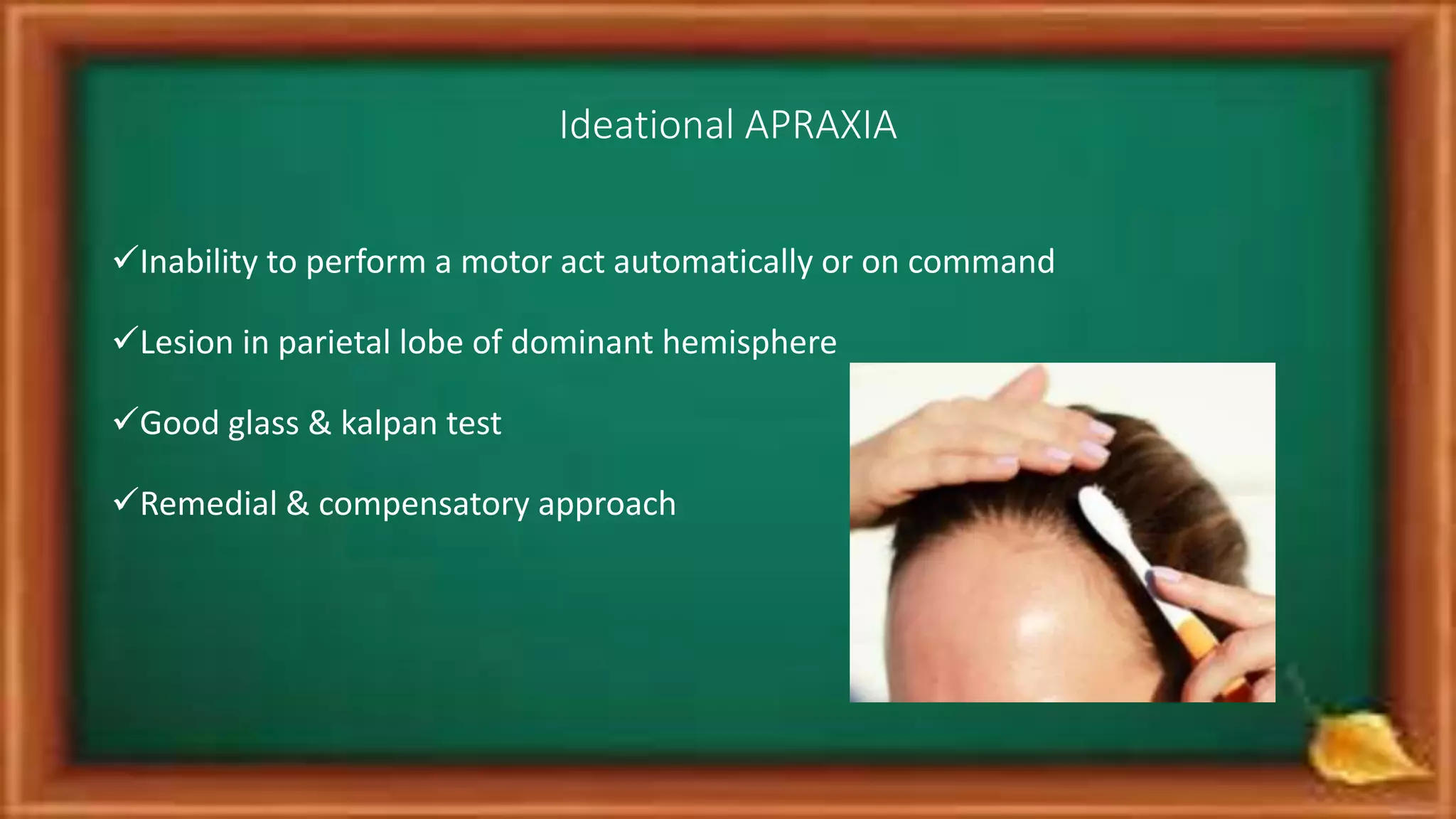 Physiotherapy management of perceptual disorders | PPTX