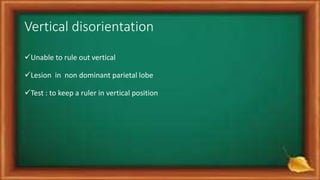 Physiotherapy management of perceptual disorders | PPTX