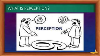 Physiotherapy management of perceptual disorders | PPTX