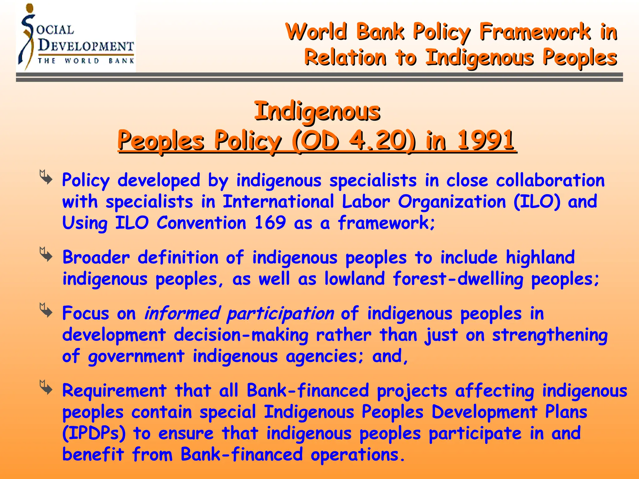 Indigenous people and sustainable development | PPT