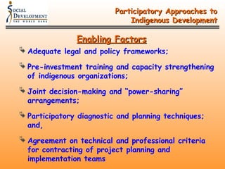Indigenous people and sustainable development | PPT