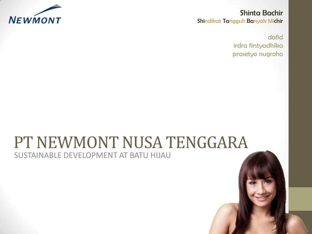 Pt newmont nusa tenggara | PPTX