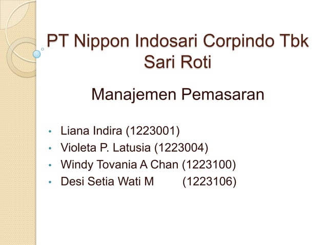 Pt nippon indosari corpindo tbk | PPTX