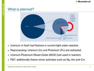 Partitioning & Transmutation: Solution for nuclear waste? | PPT