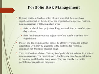Project/Program Risk management | PPT | Personal Taxes | Personal Finance